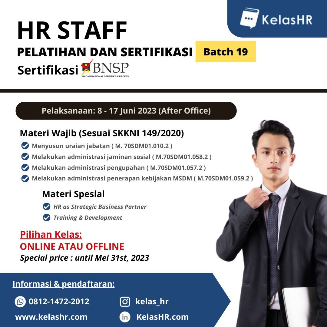 HR Staff Batch 19 - Kelas HR