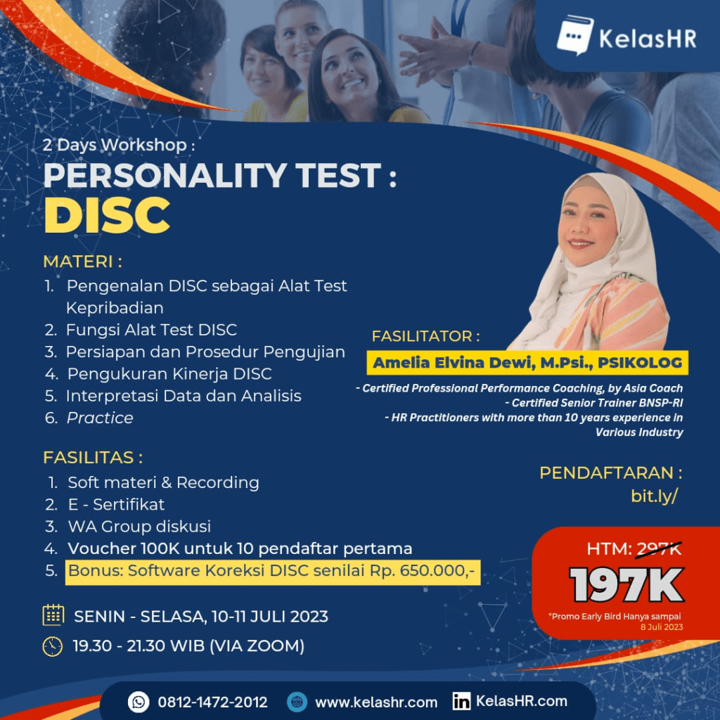 Memahami & Menggunakan Alat Test Psikologi : DISC - Kelas HR