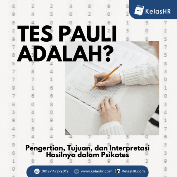 Tes Pauli Adalah? Pengertian, Tujuan, dan Interpretasi Hasilnya dalam ...