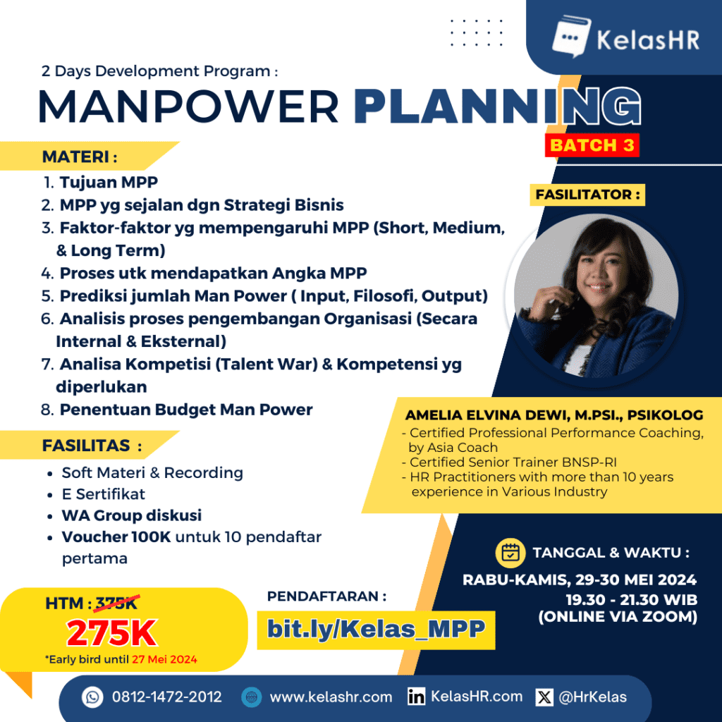 Man Power Planning - Kelas HR