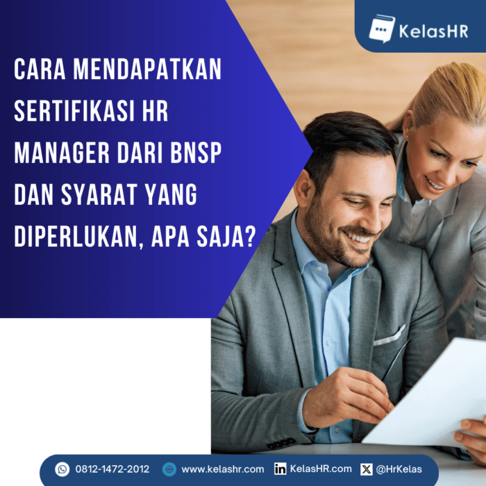 Cara Mendapatkan Sertifikasi HR Manager dari BNSP dan Syarat yang ...