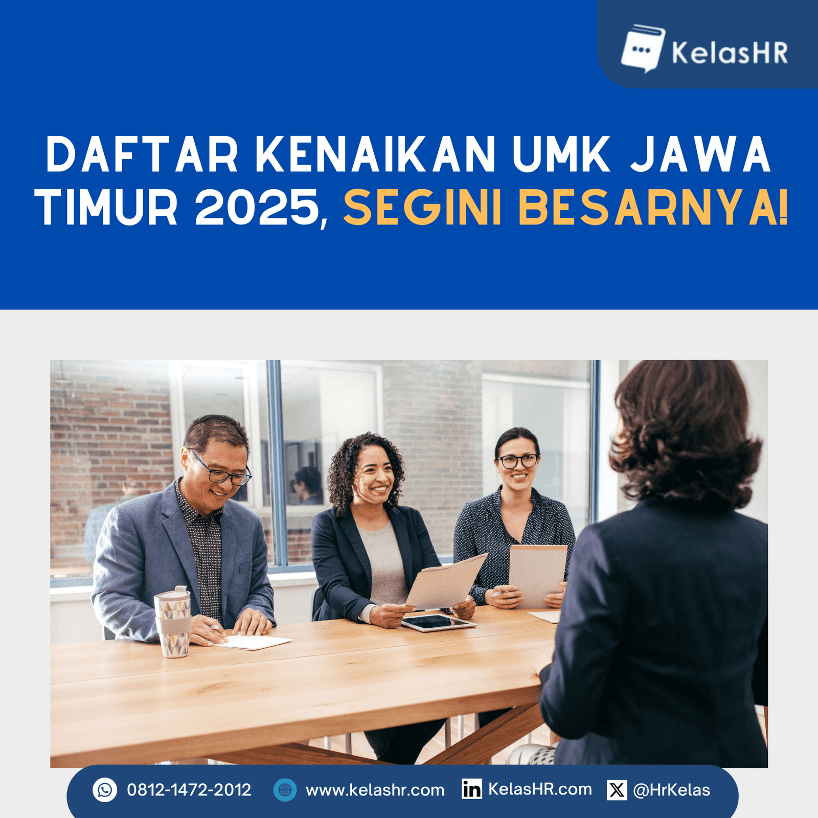 Daftar Kenaikan UMK Jawa Timur 2025, Segini Besarnya! - Kelas HR